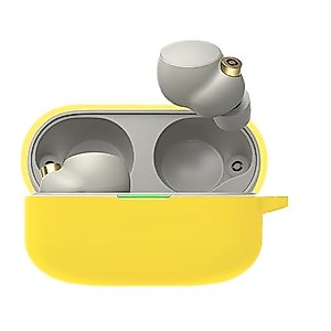 Ankersaila Soft Silicone Case Compatible with Fit Sony WF-1000XM4, Scratch/Shock Resistant Protective Case Cover (Yellow)