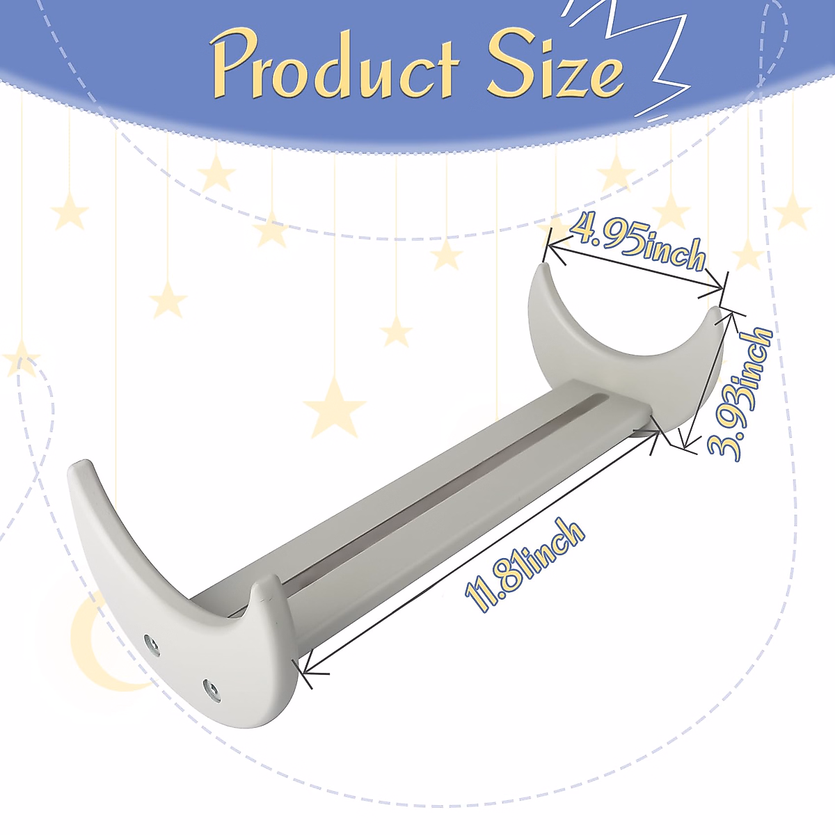 Taladad for Tonie Shelf,Tonies Storage for Creative Tonies Magnetic Wall Shelf for Tonie Figures,Wooden Hanging Shelf for Kids