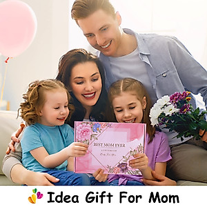 Birthday Gifts for Mom - Mothers Gifts from Daughter Son Husband, 11Pcs Relaxing Spa Gift Basket Set, Care Package Get Well Soon GiftsBasket, Letter Blanket Tumbler Unique Gift Ideas