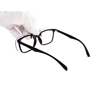 FONHCOO Blue Light Blocking Glasses 2 Pack Clip on for Women & Men - Clips On Your Prescription or Reading Glasses Lightweight Rimless Frameless Anti-Glare, Anti-Fatigue