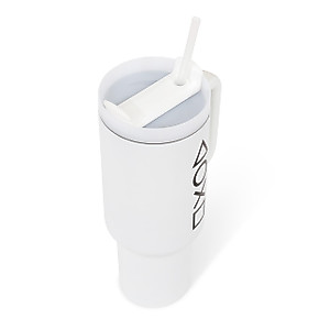Pyramid America PlayStation Controller Icons Metal Travel Tumbler With Leak-Resistant Lid and Reusable Straw | Holds 40 Ounces