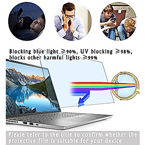 Vaxson Anti Blue Light Tempered Glass Screen Protector, compatible with Acer ConceptD 7 Ezel Pro CC715-71-71P-91P 15.6" Visible Area, 9H Film Protectors [ Not Full Coverage ]