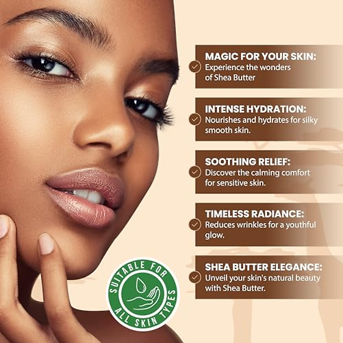 Raw African Shea Butter 5 lbs. Bulk Block 100% Pure Natural Unrefined IVORY - Ideal Moisturizer For Dry Skin, Body, Face And Hair Growth. Great For DIY Soap and Lip Balm Making.