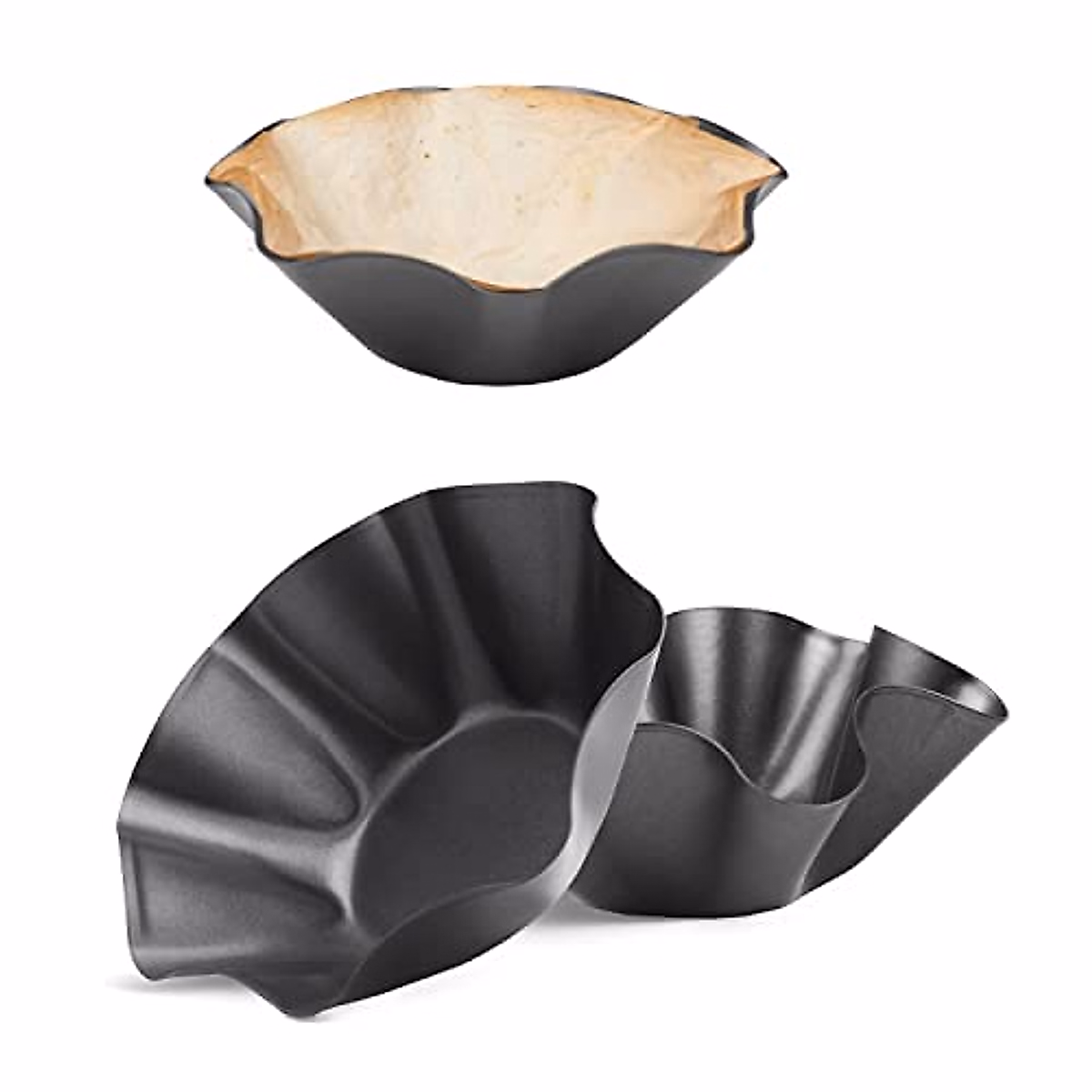 RUVINCE Tortilla Maker Large-Nonstick Taco Shell Maker Salad Bowl Perfect Tortilla Pan (Carbon steel, 8.75")