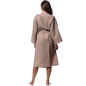 Turquaz Robes For Women Lightweight Unisex Waffle Kimono Bathrobe Mothers day Gifts