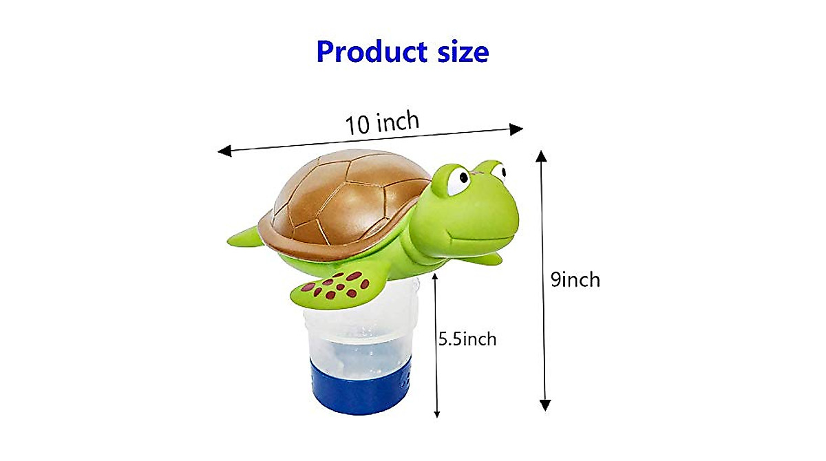 Chlorine Floater Set - Turtle Design for Pool & Spa