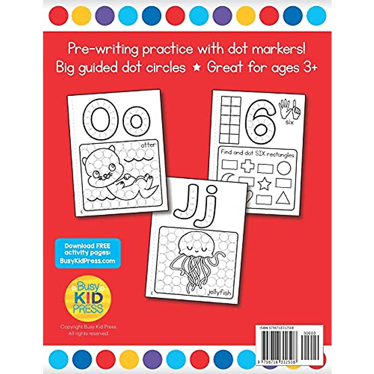 Ready for Preschool Dot Markers Activity Book: Pre-K Letters and Numbers Workbook For Kids Age 3-4