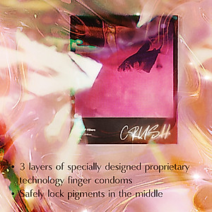 Sappho from lesbos Crush Pink Finger Condoms, Ultral Thin Lubricated Latex Fingersex Cots for STI Protection, Natural Sensitive - 6 Count, No Fragrance