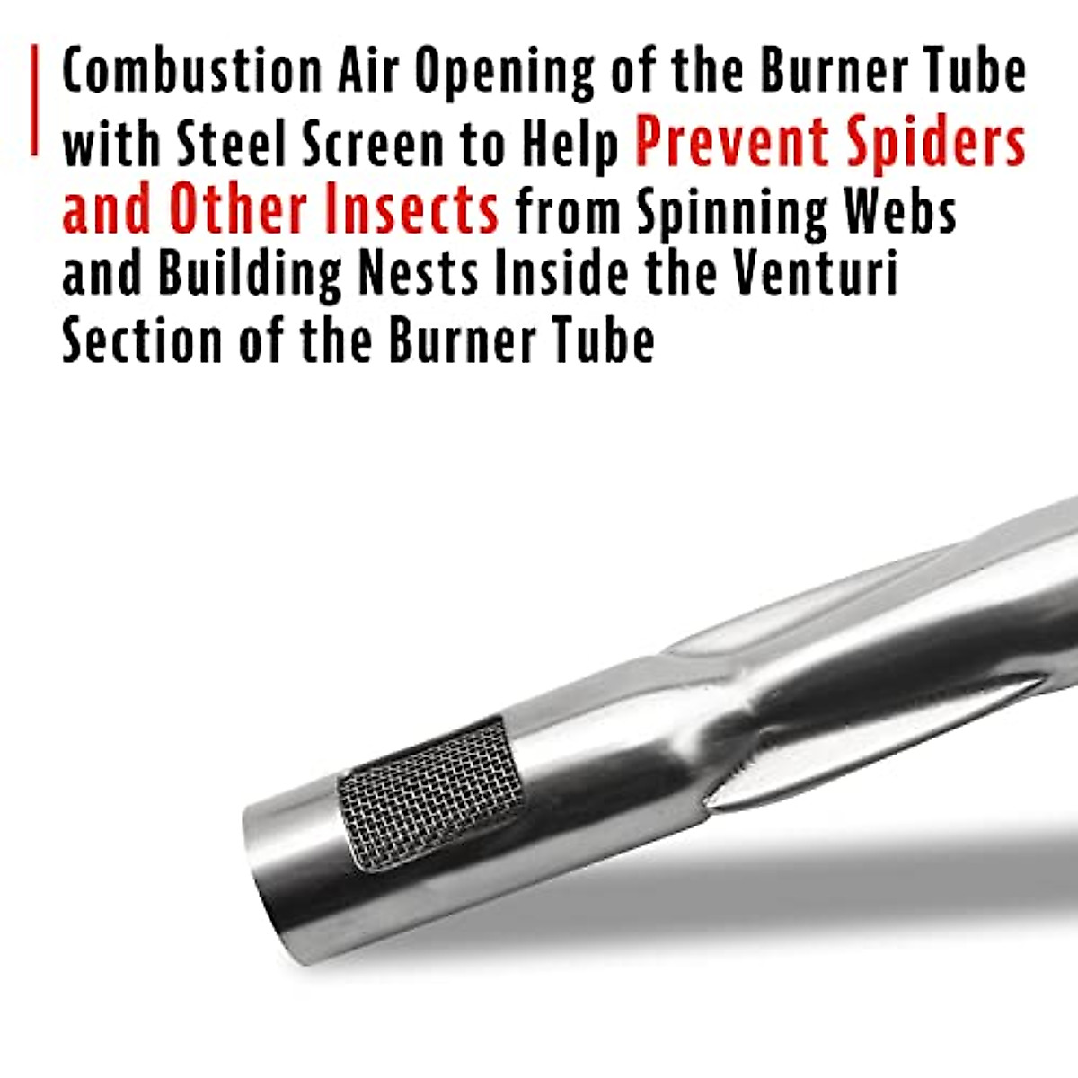 Village Smoker 60040 Grill Burner Tube Kit Compatible with Weber Baby Q, Q100, Q120, Q1000, Q1200, 516002, 516001, 50060001, 51060001 Gas Grills Part Number 69957, 41657 Grill Parts