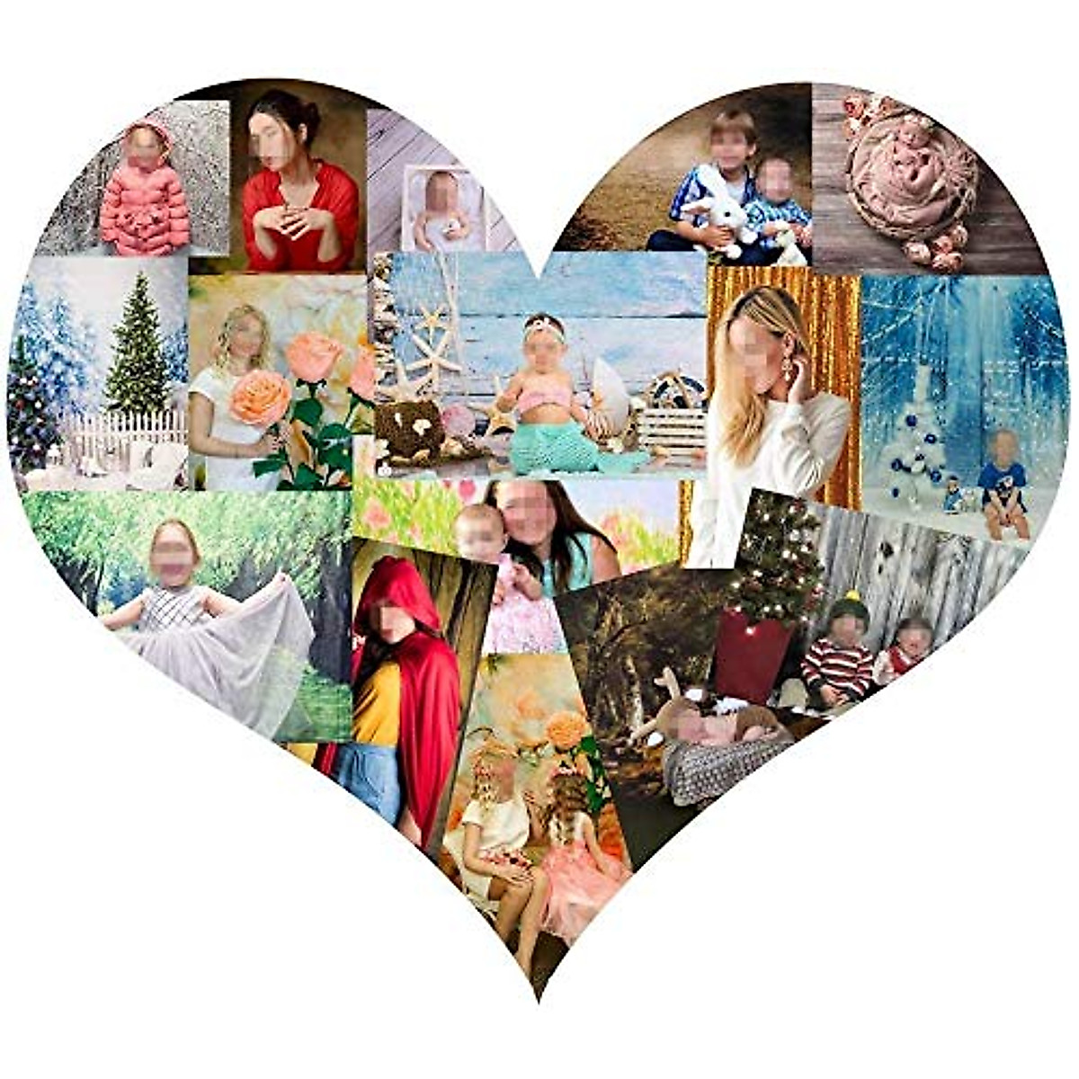 AWERT 36x18 inches Terrarium Background Blue Sky Cloud Huge Cactus Oasis Gobi Reptile Habitat Background Vinyl