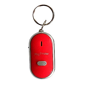 Anti-Lost Key Finder Smart Find Locator Keychain Whistle Beep Sound Control LED Torch Portable Car Key Finder