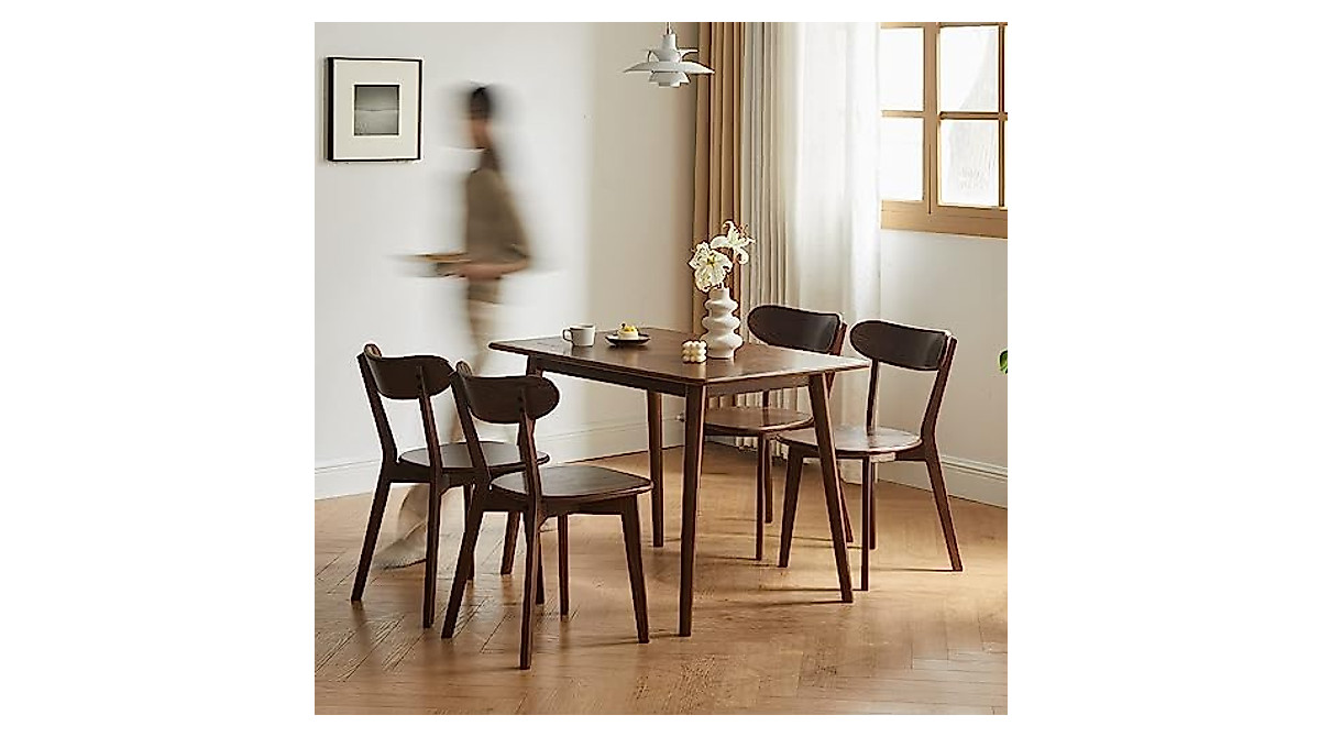 Bamskov Solid Oak Dining Chairs Set of 2 - Style & Comfort