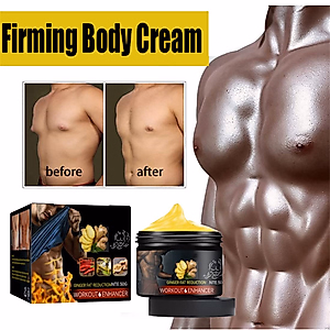 50g Rockpecs Ginger Cream, Gynecomastia Firming Ginger Cream, Ginger Abdominal Cream, Firming Body Cream, Tummy Tightening Cream, Chest Belly Fat Remove Cream (2pc)