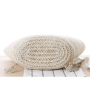 Women's summer beach handbag grass beach bag woven handbag large straw bag with leather handle (10 brown,One Size)