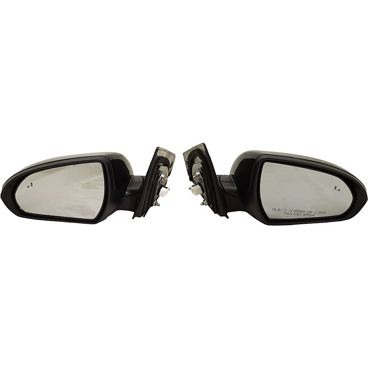 Kool Vue Driver & Passenger Side Power Heated Mirrors for Hyundai Elantra 2017-2018 With Signal Light, Blind Spot Monitor & Memory Paintable US Built Models