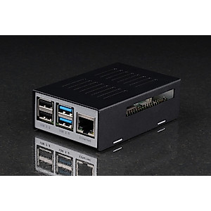 KKSB Raspberry Pi 4 Case | Space for Raspberry Pi 4 Heatsink, PoE HAT