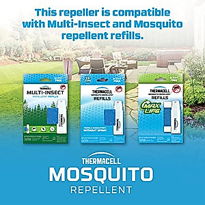 Thermacell Patio Shield Mosquito Repeller; Highly Effective Mosquito Repellent for Patio; No Candles or Flames, DEET-Free, Scent-Free, Bug Spray Alternative; Includes 12-Hour Refill
