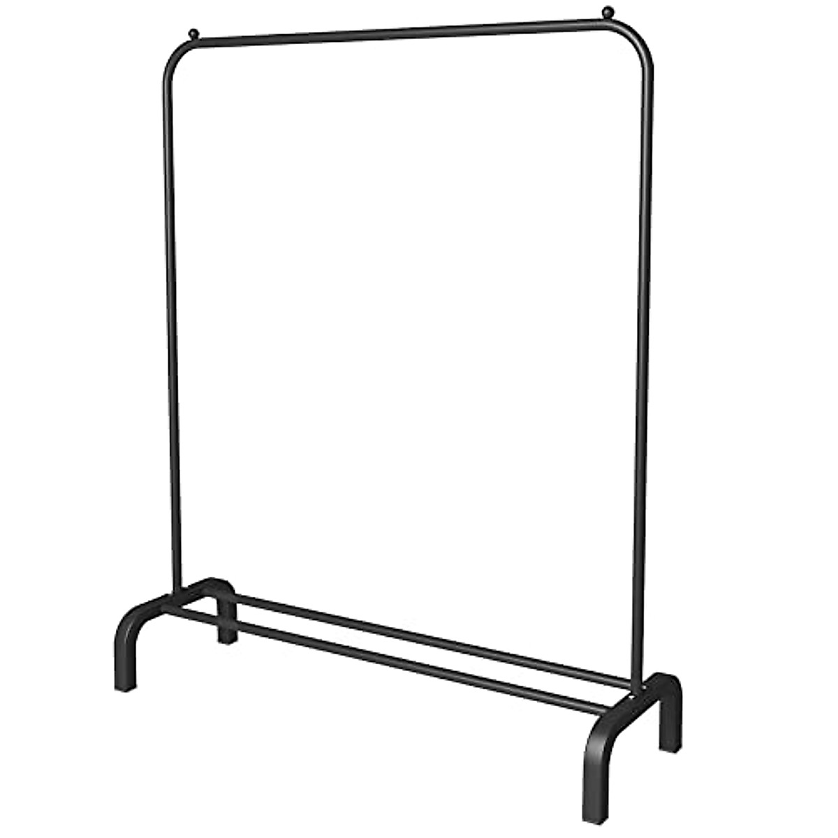 UDEAR Garment Rack Freestanding Hanger Multi-functional Single pole Bedroom Clothing Rack Bedroom, Black