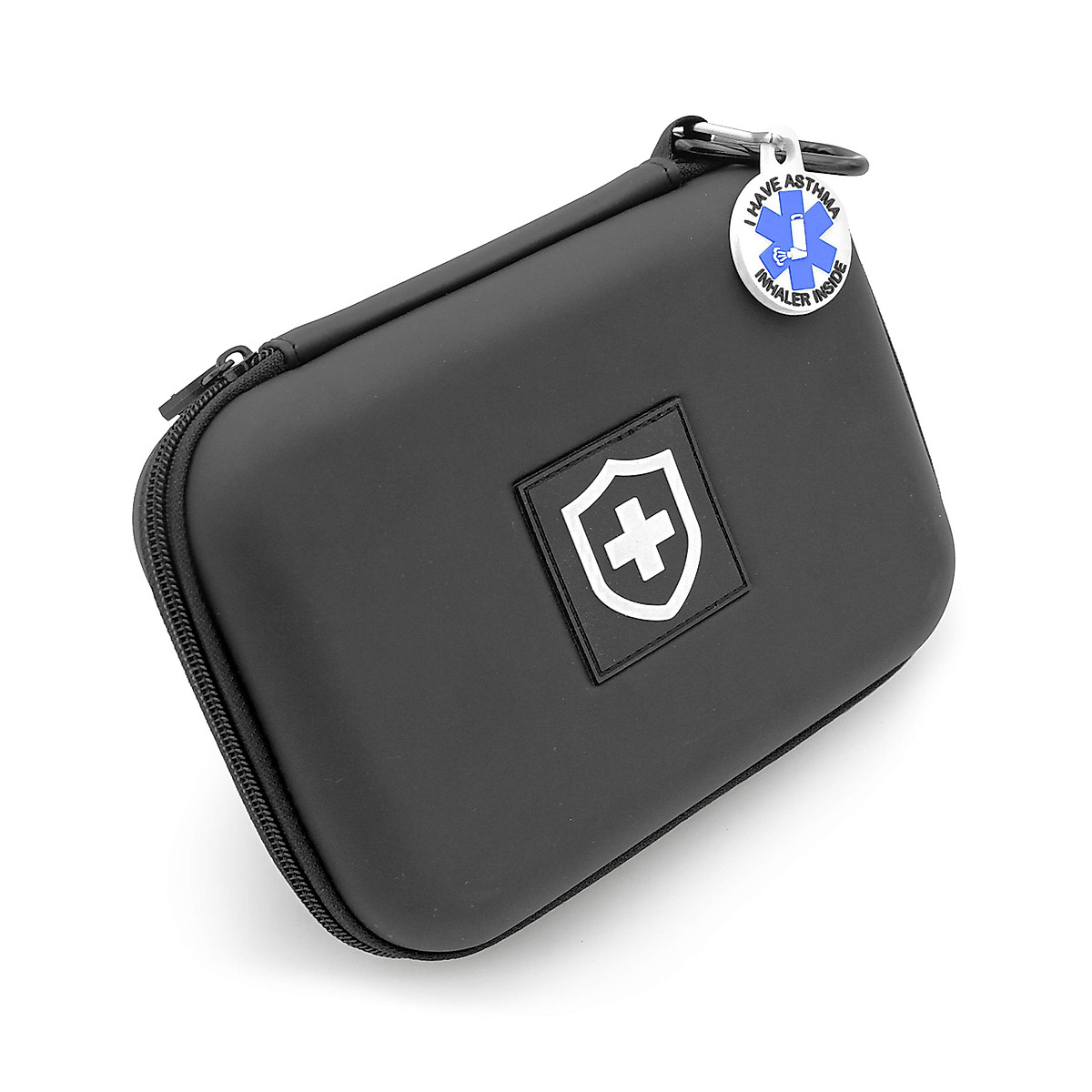 Casematix 8 Inch Insulated Asthma Inhaler Medicine Travel Bag Case Compatible with Inhaler Spacer, Masks and More, Includes Case Only