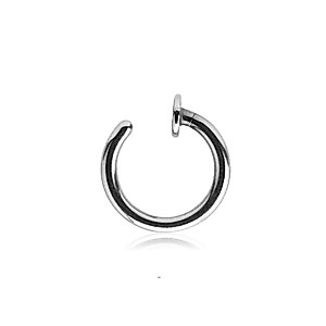 Titanium Open Nose Ring 1/4" - 6mm Hoop 18G