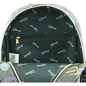 Wondapop Disney Ursula 11" Vegan Leather Fashion Mini Backpack