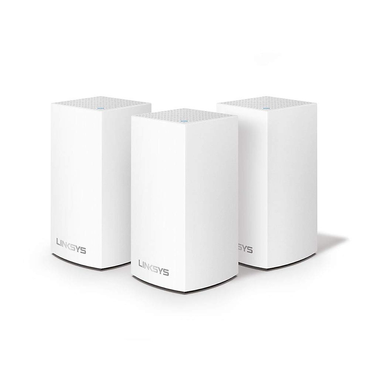 Linksys Velop Dual Band Intelligent Mesh WiFi System Ultra-Fast and Full-Strength Mesh Wi-Fi, Handles 50+ Devices, MU-MIMO Technology - White (AC1200)