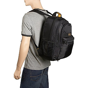 A.Saks Deluxe Expandable Laptop Backpack (Black)