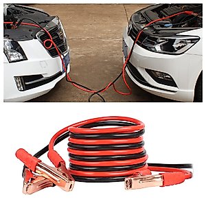67" 150A Heavy Battery Duty Jumper Cables - Alligator Clips Electrical Battery Clamps for Emergency Roadside Assistance - Universal Jumper Cables for Car Truck Van Bus