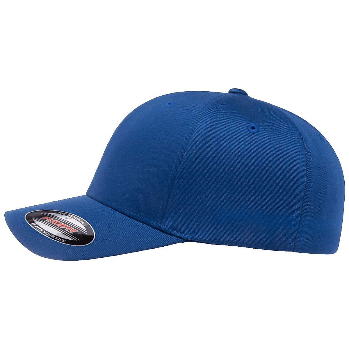 1970 Ford Mach 1 Mustang Outline Design Flexfit 6277 Athletic Baseball Fitted Hat Cap Royal L/XL