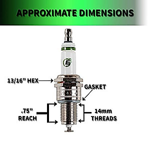 E3 Spark Plugs E3.22 Lawn and Garden Spark Plug, Pack of 1