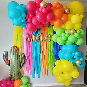 Mexican Fiesta Balloon Garland Arch Kit 142pcs Llama,Cactus ,Mexican Cinco de Mayo Sombrero Taco Balloon Mexican Fiesta Theme Birthday Party Decoration