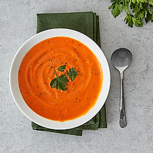 RSVP Monty's Stainless Steel Soup Spoons - Set of 8