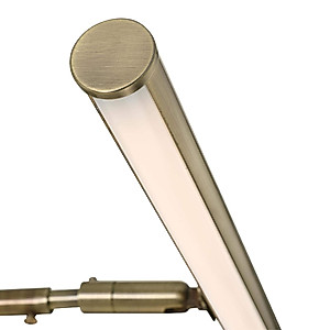 Westinghouse 7500700 7 Inch, 2 Watt Adjustable LED Picture Light, Antique Brass Finish, 3000K, White