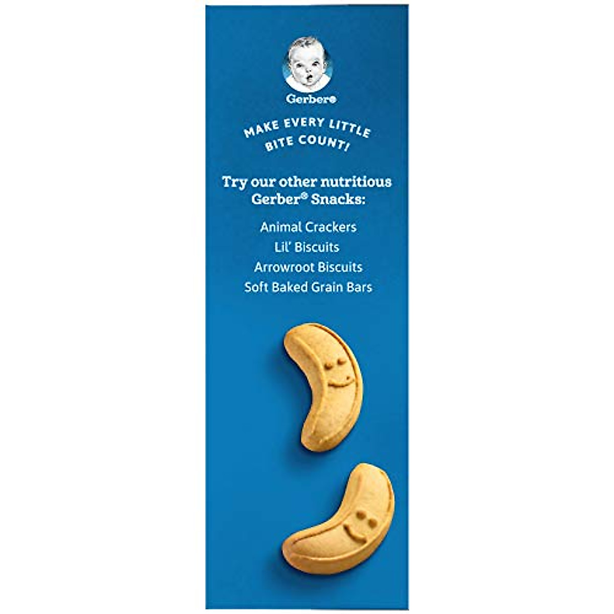 Gerber Toddler Banana Cookies, Baked with Real Bananas, 5 oz. Box (Pack of 5)