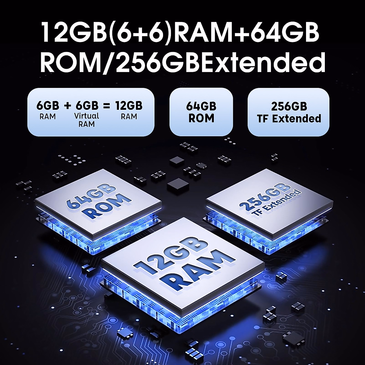 Ulefone Armor X13 (12+64GB) Unlocked Rugged Phones, 50MP Rear Camera, 24MP Night Vision Camera, Android 14 Rugged Smartphone, 6.52” Screen, 6320mAh, NFC, GPS, Package with Exclusive Armor Case- Orange