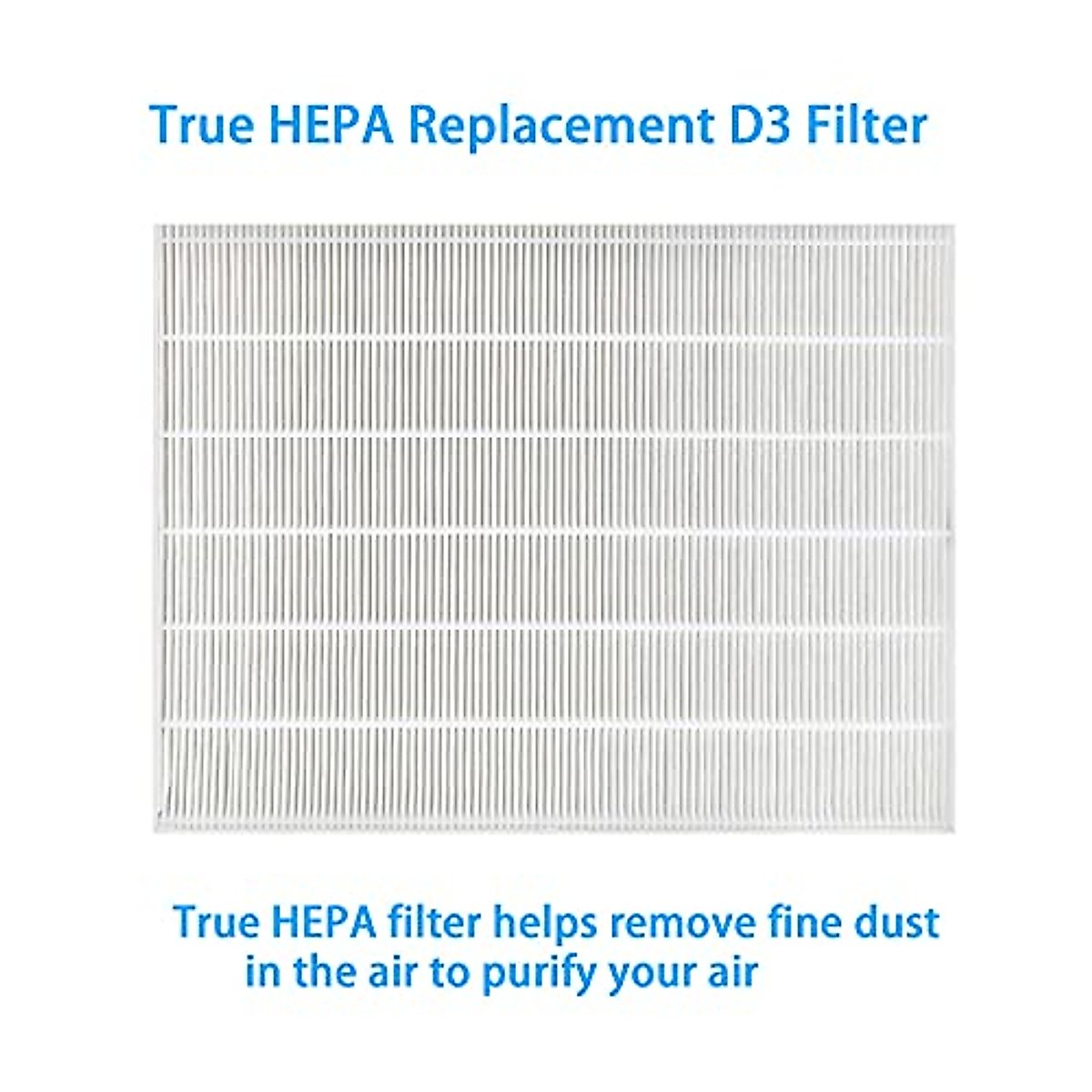Bibolic D360 Replacement Filter D3 Compatible with Winix D360 Air Purifier, Part Number 1712-0101-02, 4 Pack Activated Carbon Filters, True HEPA D3 Filter