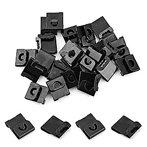 MroMax Photo Frames Hanger Hooks, 0.5mm Thick S-Shaped Metal Wall Mount Album Picture Hanging Clips, 100 Pcs