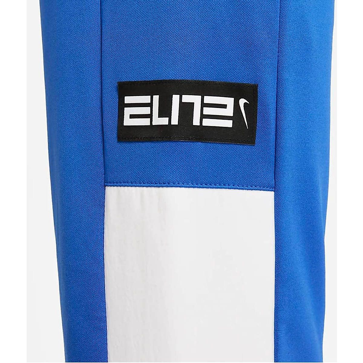 Nike Big Boys Therma-Fit Elite Basketball Pants (Game Royal/White, Large)