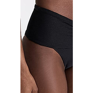 L*Space Women's Bardot Bikini Bottom Classic, Black, XS