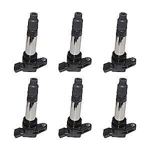 6PCS 30684245 Ignition Coil Compatible With Volvo S80 S60 V70 XC60 XC70 XC90 306842450 Compatible With Land Rover Freelander 2 06-14 LR002954 6G9N12A366