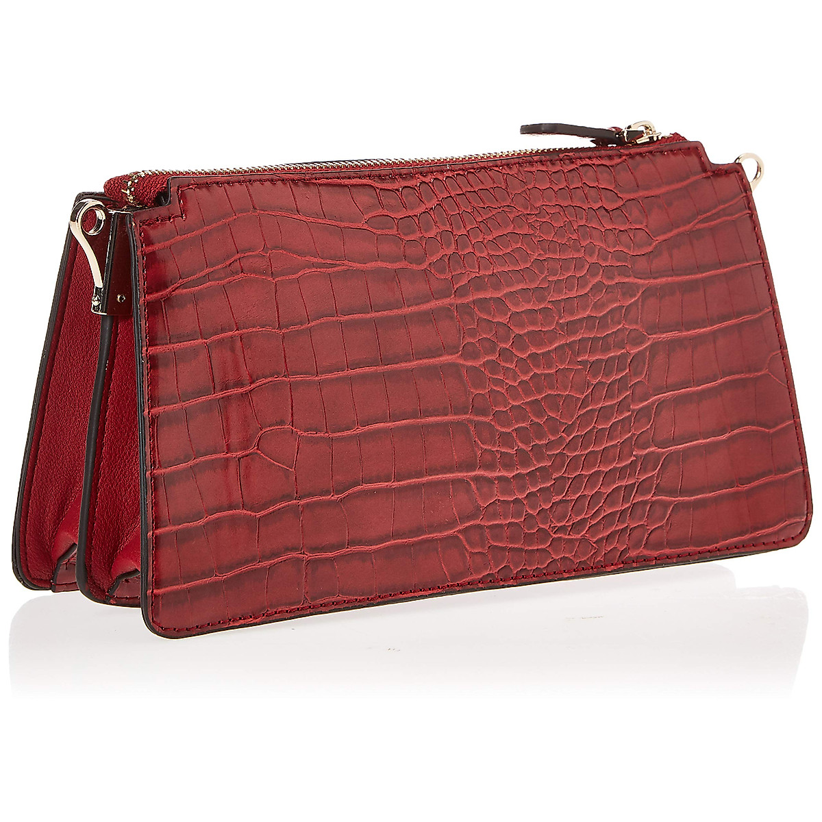 GUESS Stephi Mini Crossbody Top Zip, Merlot