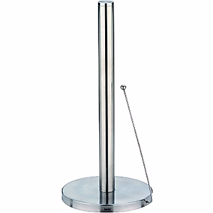 kela Kitchen roll Holder, Stainless_Steel, Matt Silver, 15 x 15 x 33.5 cm