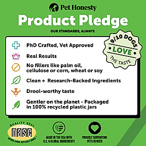 Pet Honesty Cranberry Bladder Health for Dogs – Contains Active Ingredients - Cranberry & D-Mannose to Help Support Dog Urinary Tract Health, Dog Bladder Support, & Kidney Support for Dogs (Bacon)