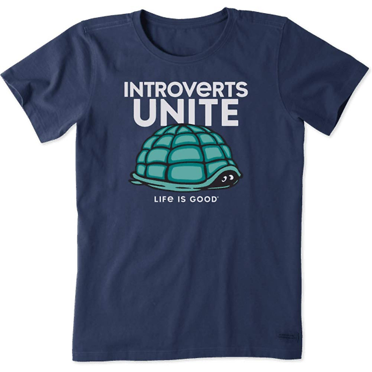 Life is good Womens Crusher, Darkest Blue, X-Small