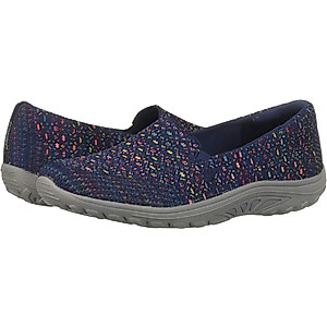 Skechers Women's, Relaxed Fit: Reggae Fest - Wicker Slip-On - Wide Width Navy 10 W