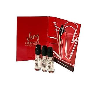 Carolina Herrera Very Good Girl Eau De Parfum 3 Vial Sample Spray WOMEN 1.5 ml / 0.05 fl oz (Set of 3)