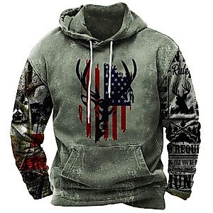 Aymnlox Western Aztec Ethnic Graphic Hoodies Sweatshirts for Men 2023 Fall Fashion Long Sleeve Casual Ethnic Print Pullover