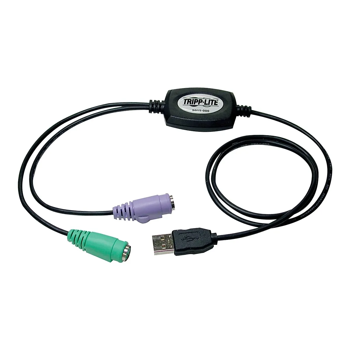 Tripp Lite USB to PS/2 Adapter - Keyboard and Mouse (B015-000)
