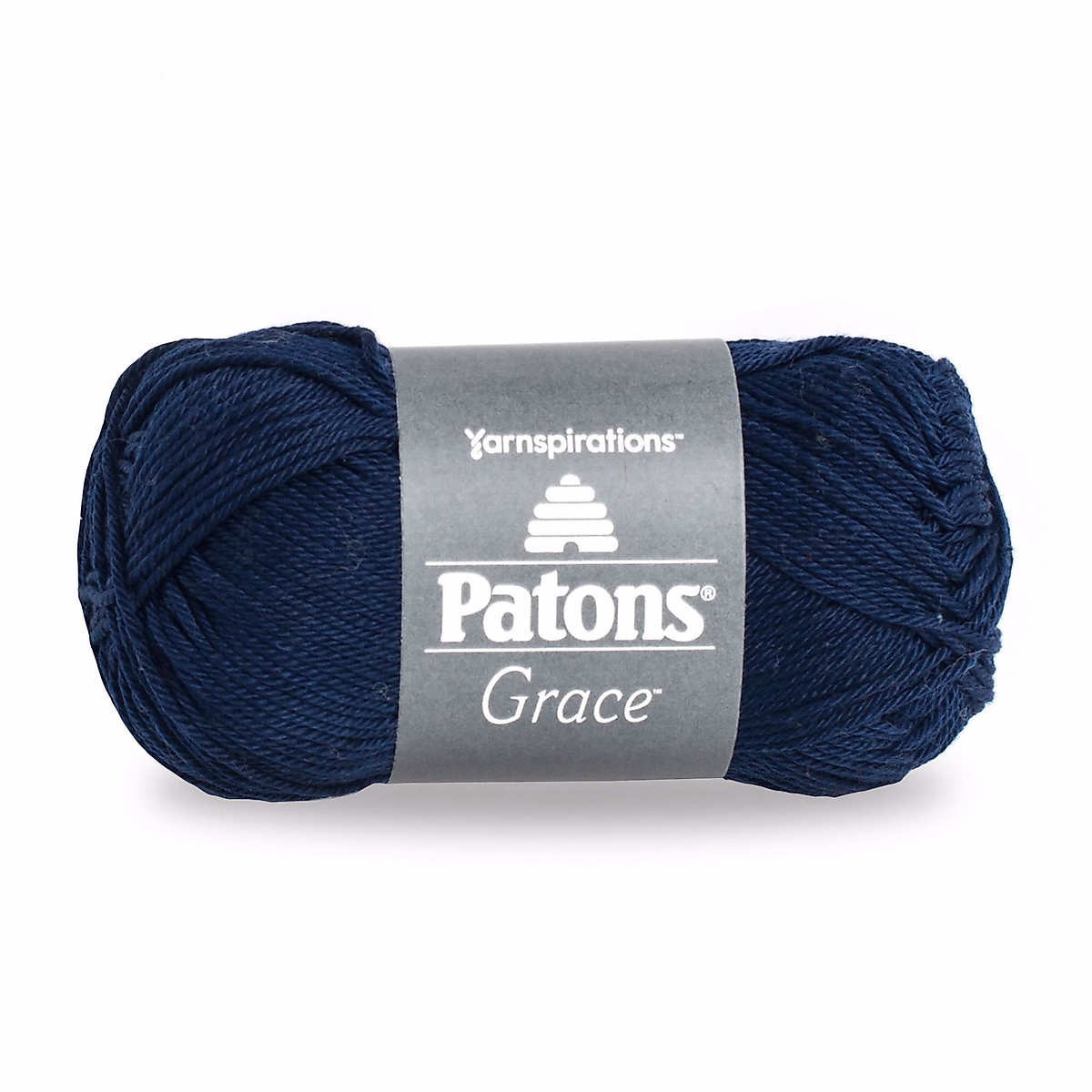 Patons Grace Yarn, 1.75 oz, Navy, 1 Ball