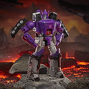 Transformers Toys Generations War for Cybertron: Kingdom Leader WFC-K28 Galvatron Action Figure - Kids Ages 8 and Up, 7.5-inch
